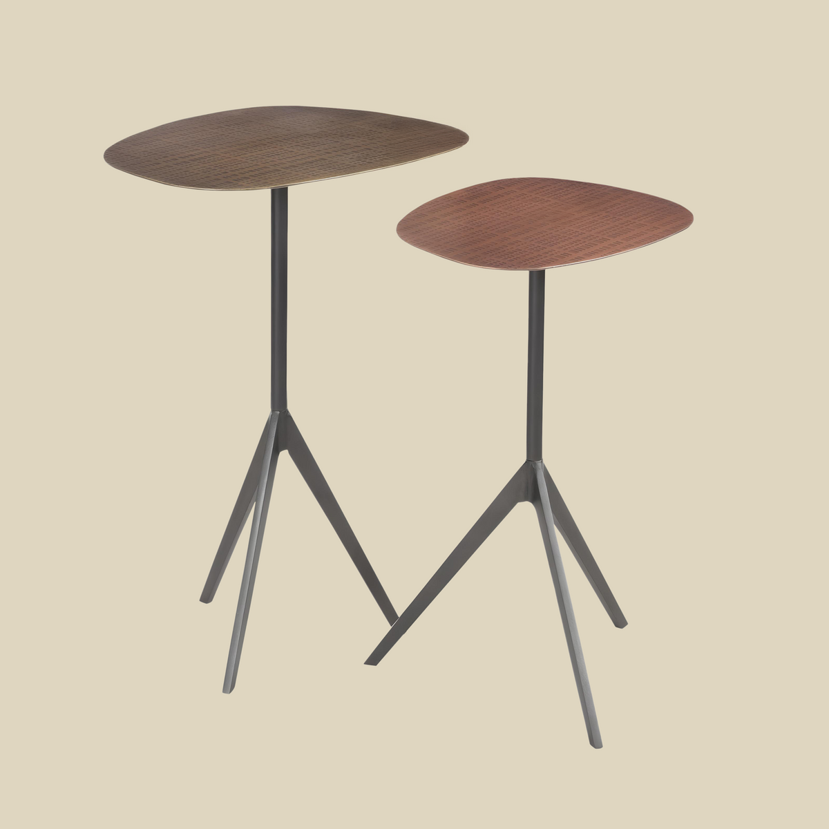 Ember Set of 2 Iron Side Tables – FABLEROOM