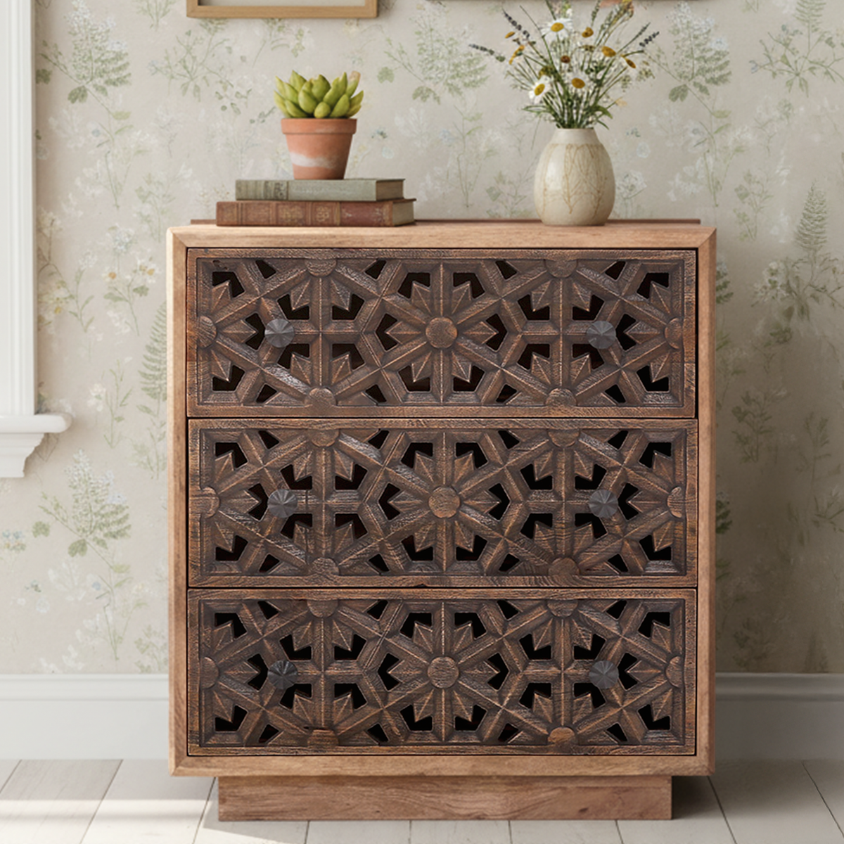 Noura Three Drawer Chest – FABLEROOM