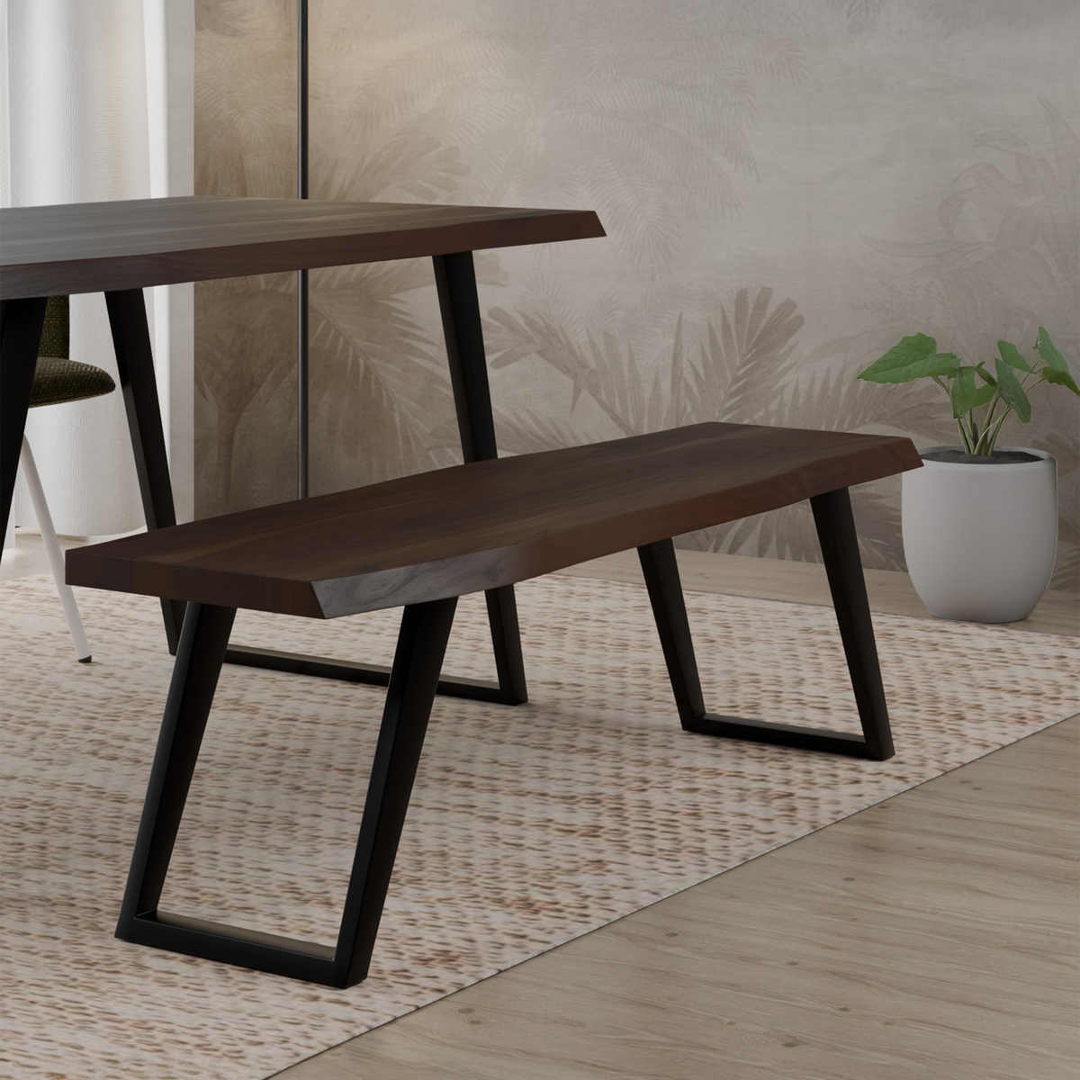 Redmond Acacia Wood Bench – FABLEROOM